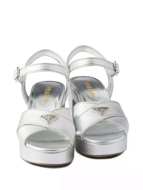 Prada Nappa Leather Platform Sandals