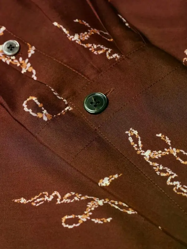 Paul Smith Love-print Shirt - Brown