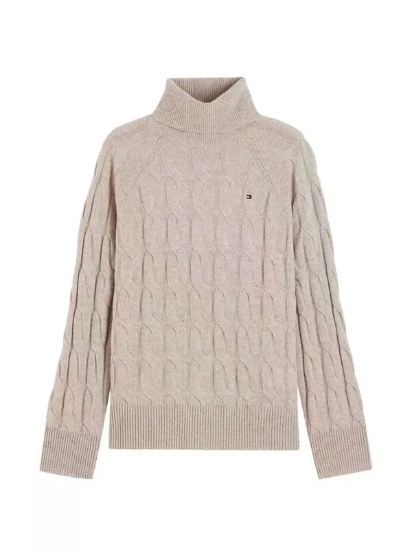 Tommy Hilfiger Cable-knit Roll-neck Sweater