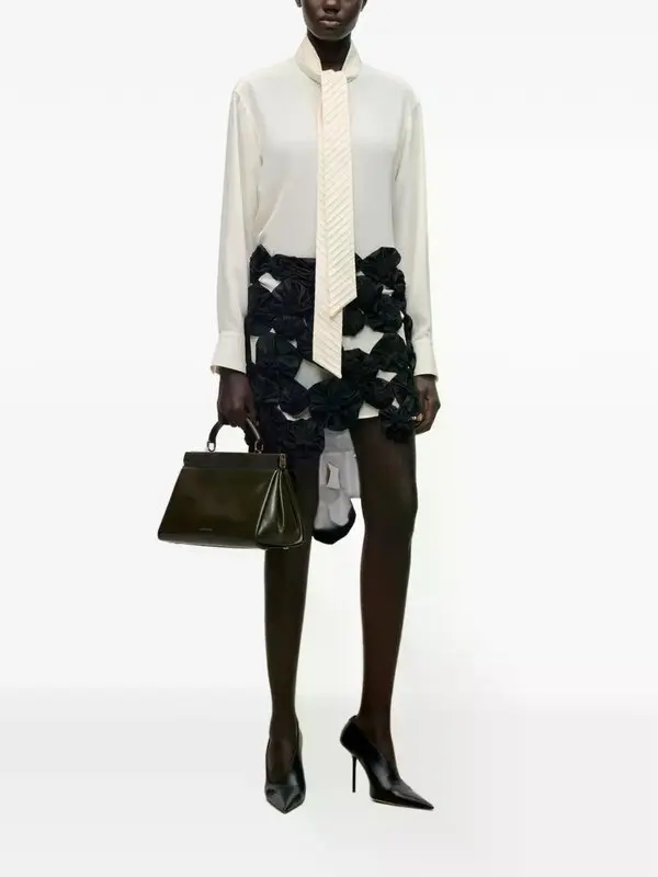 Victoria Beckham Appliqué Mini Skirt