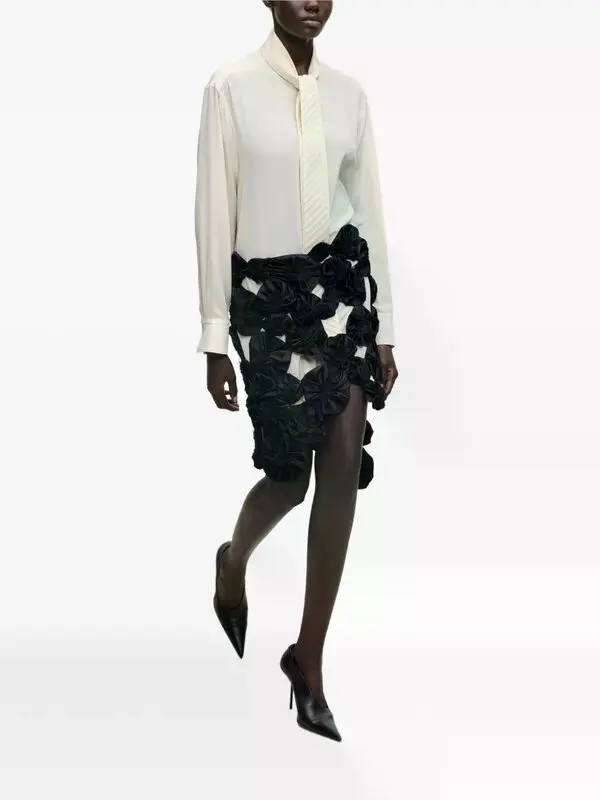 Victoria Beckham Appliqué Mini Skirt