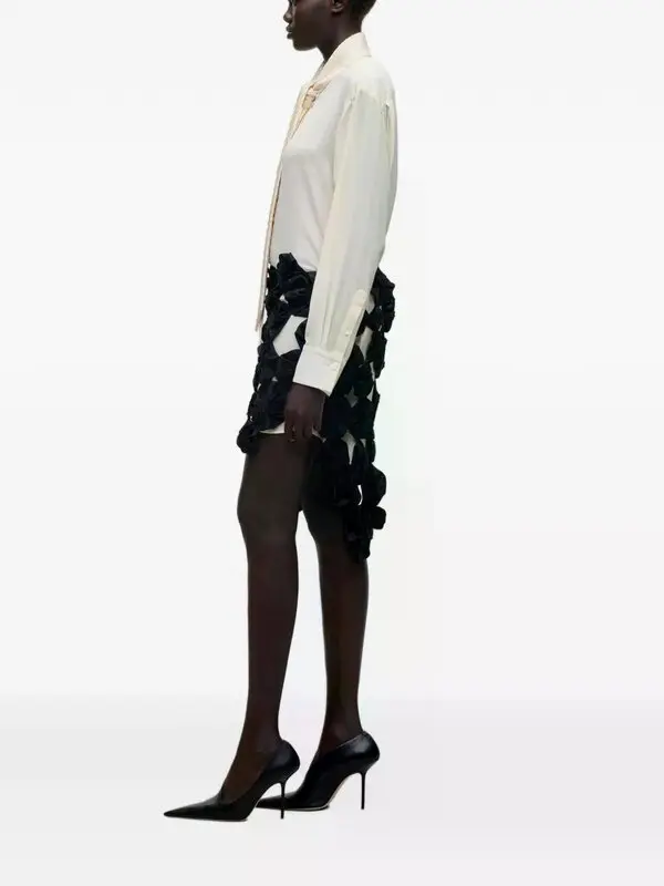 Victoria Beckham Appliqué Mini Skirt