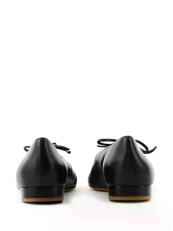 PAUL WARMER Elba Leather Ballerina Shoes
