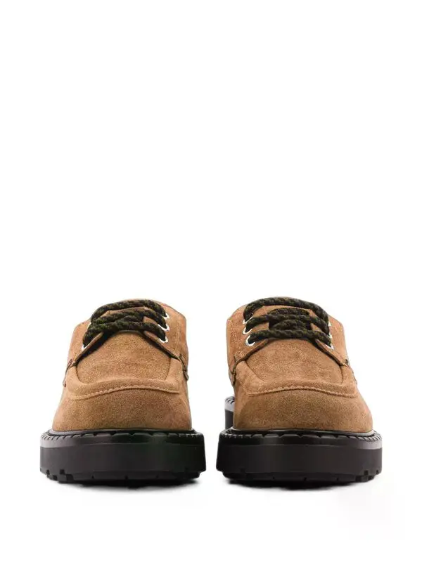 PAUL WARMER Puck Suede Derby Shoes