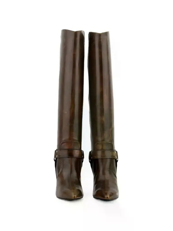 PAUL WARMER Arizona Leather Knee-high Boots