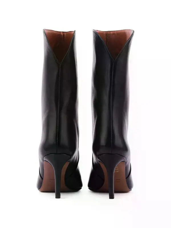 PAUL WARMER Melinor Pointed-toe Boots - Black