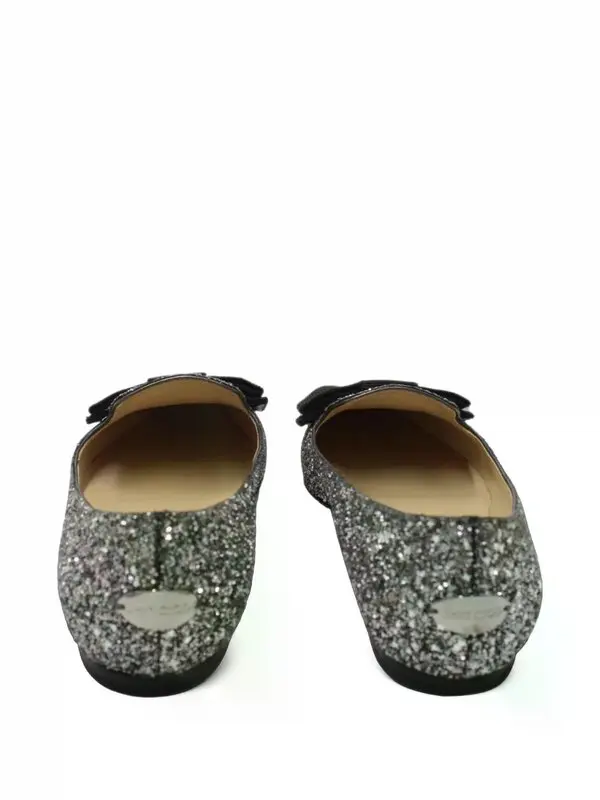 JIMMY CHOO Gala Bow Loafers