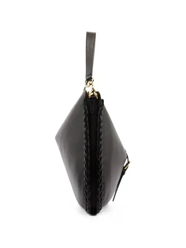 Etro Pony Braided Leather Shoulder Bag
