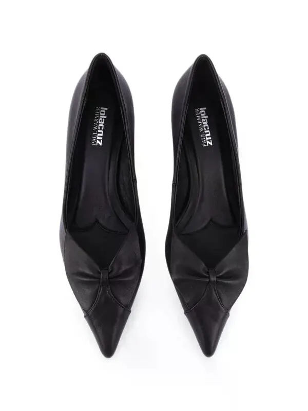 LOLA CRUZ Manuela Bow-detail Pumps