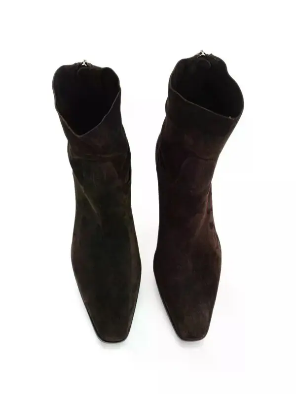 Elena Iachi Suede Ankle Boots