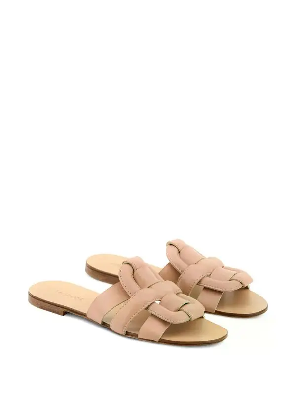 MOROBÉ Robien Interwoven Leather Sandals