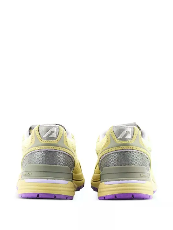AUTRY Hyperway Panelled Low-top Sneakers - Yellow