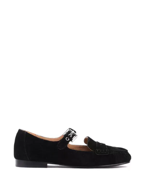 BIBI LOU Amaris Buckle-strap Ballet Flats