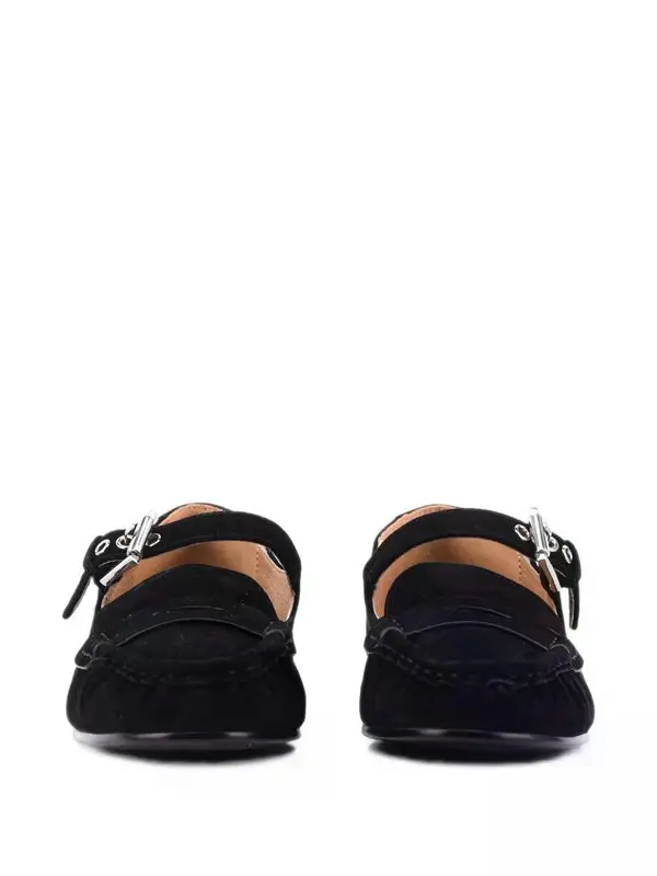 BIBI LOU Amaris Buckle-strap Ballet Flats
