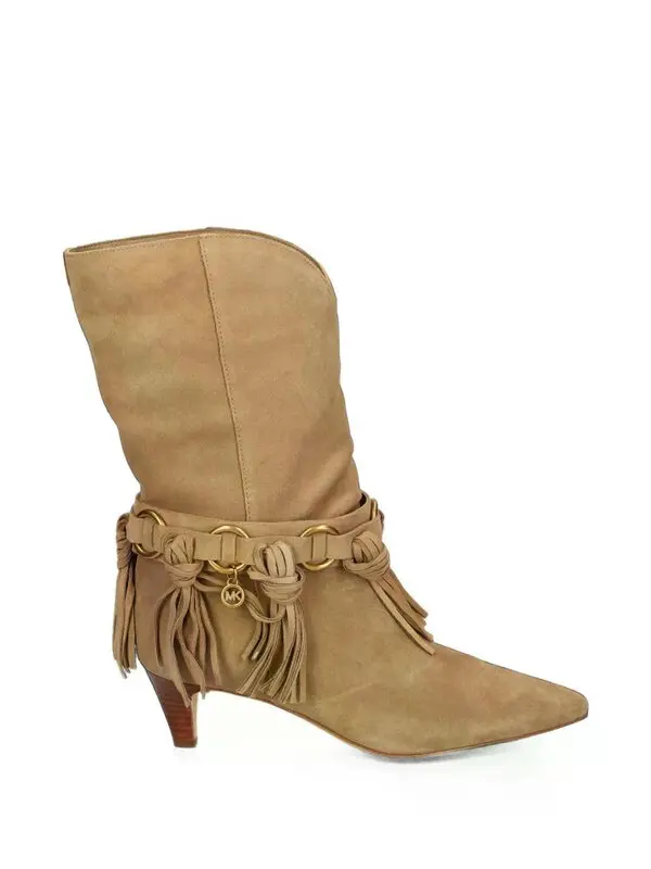 Michael Kors Daniela Fringe Suede Boots