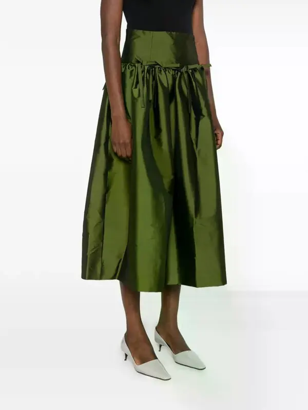 Bernadette Oscar Bow-detailed Midi Skirt