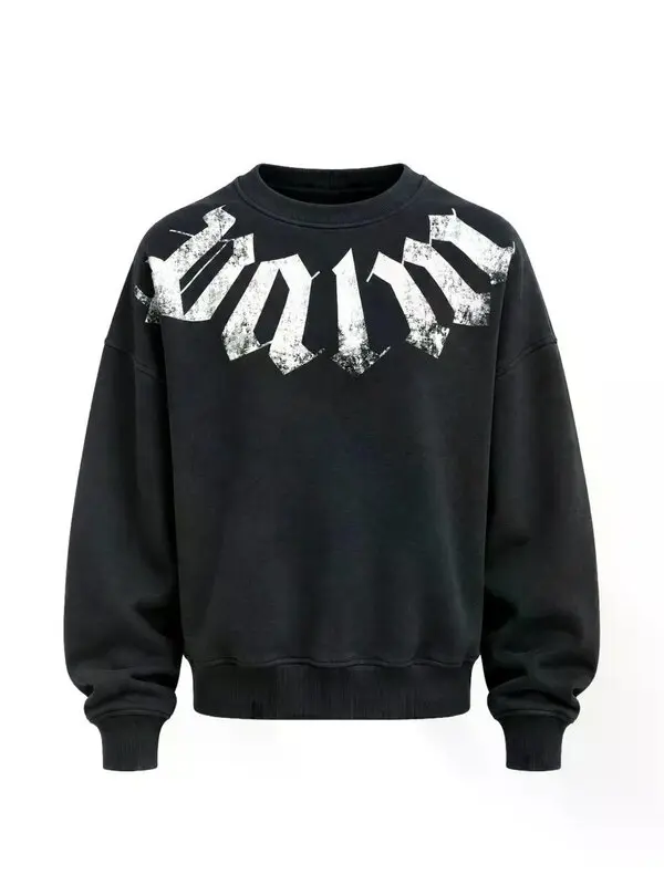 Palm Angels Big-neck Logo Loose Sweatshirt