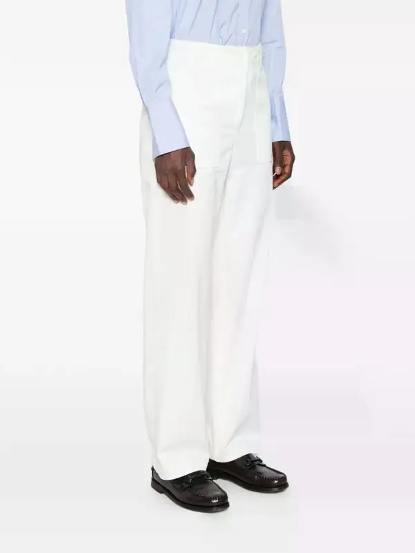 Aspesi Patch-pocket Straight-leg Trousers