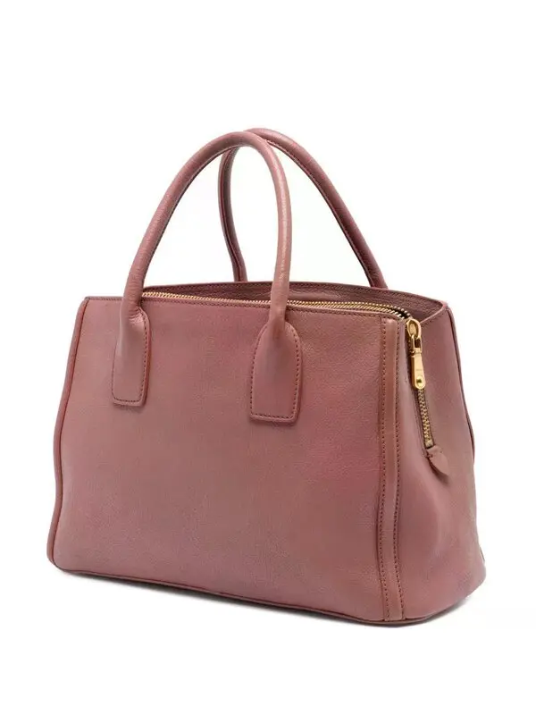 Miu Miu 2021-2025 Leather Madras Tote Satchel