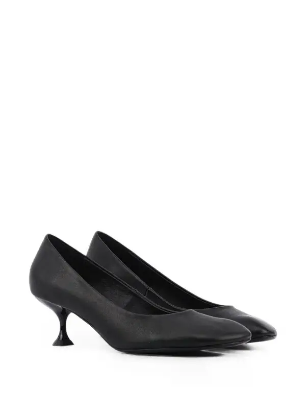 LOLA CRUZ Nami Leather Pumps - Black
