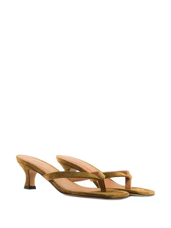 TORAL SHOES Rocio Heeled Thong Sandals