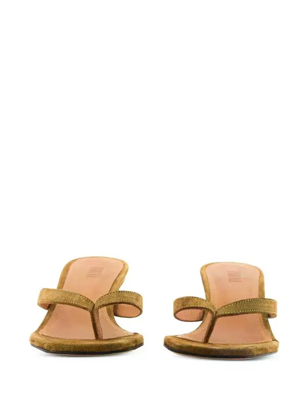 TORAL SHOES Rocio Heeled Thong Sandals