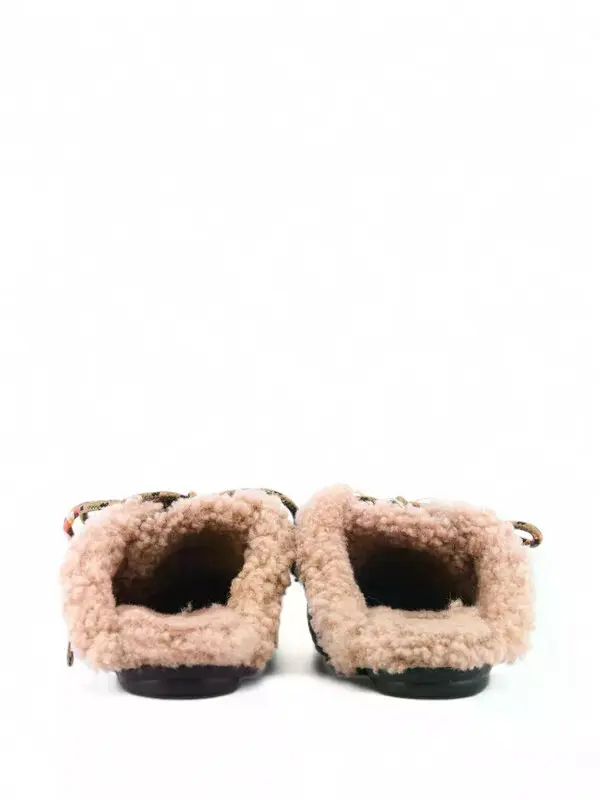 TORAL SHOES Blanche Camouflage-print Mules