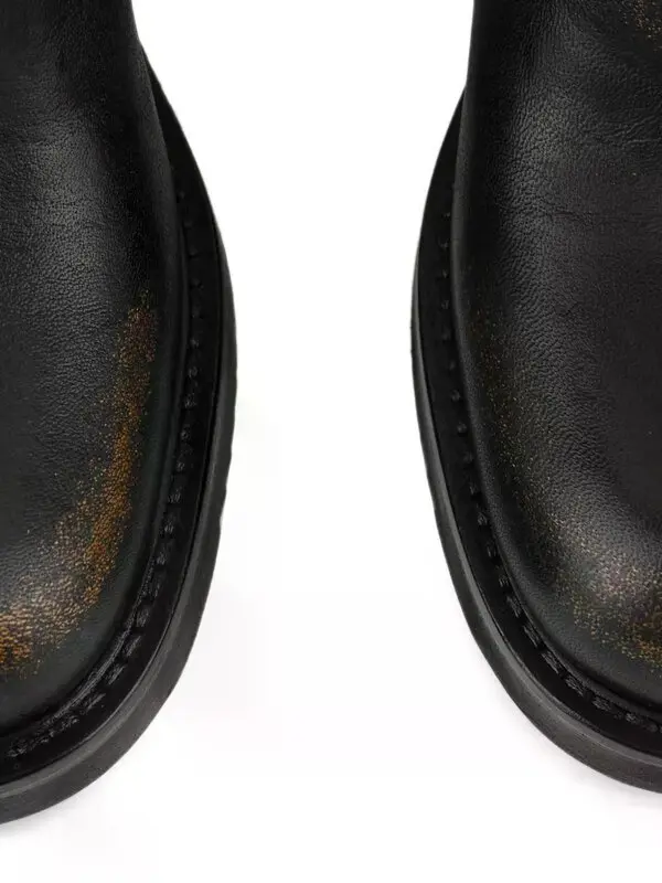 Elena Iachi Bohemian Distressed Ankle Boots
