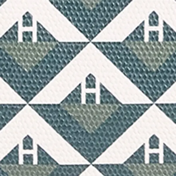 Harrods Coated Canvas Geometric Bucket Bag