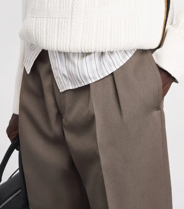 Paul Smith Wool Pleated Trousers