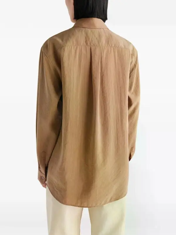 LEMAIRE Straight Shirt In Dry Silk