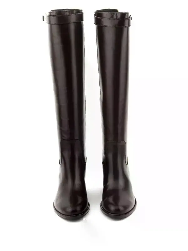 PAUL WARMER 65mm Almond-toe Boots