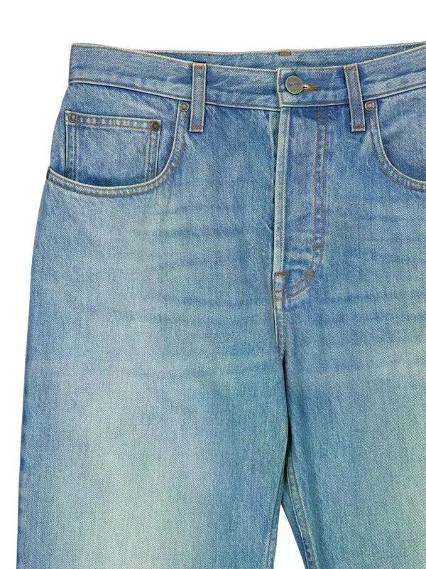 Gucci Faded Straight-leg Jeans