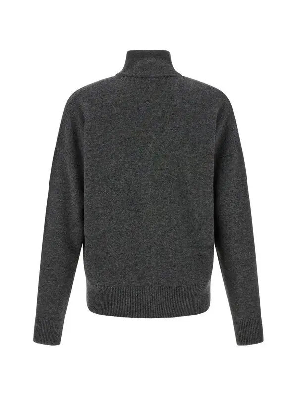 LARMERI STUDIO Camionair Zip-up Cardigan