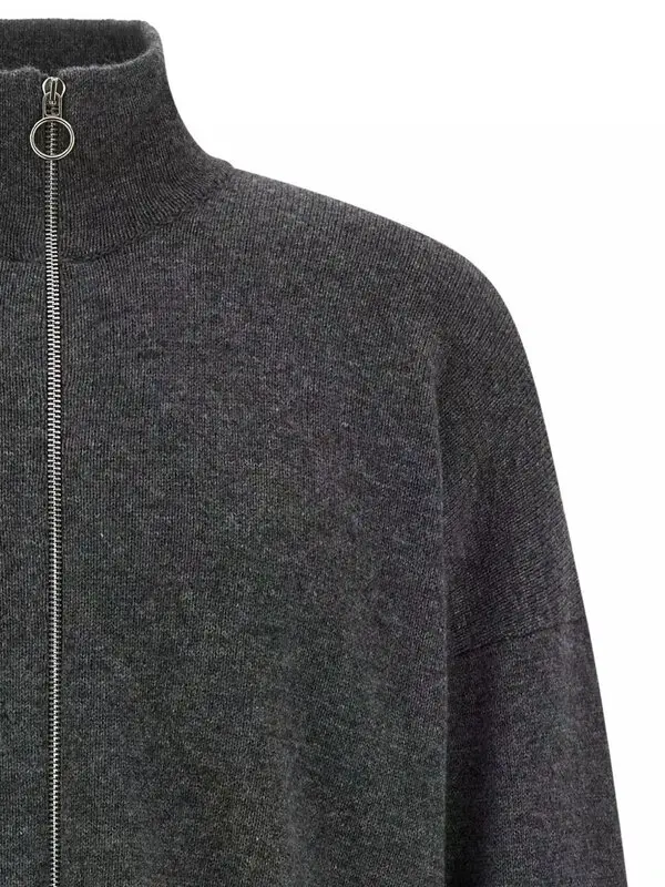 LARMERI STUDIO Camionair Zip-up Cardigan