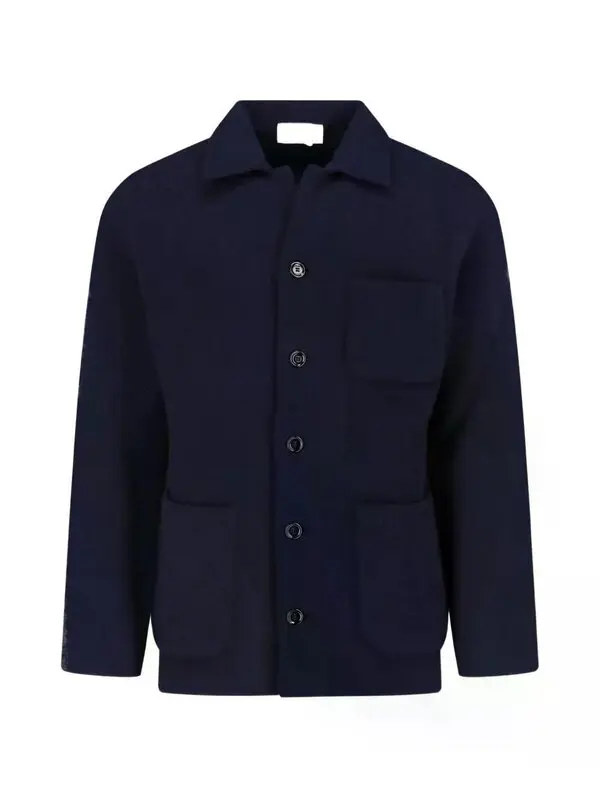 LARDINI Cashmere Patch-pocket Shirt