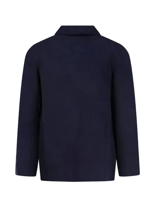 LARDINI Cashmere Patch-pocket Shirt