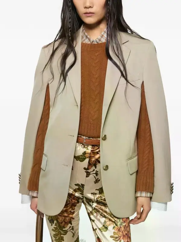 Acne Studios Layered Wool Suit Jacket