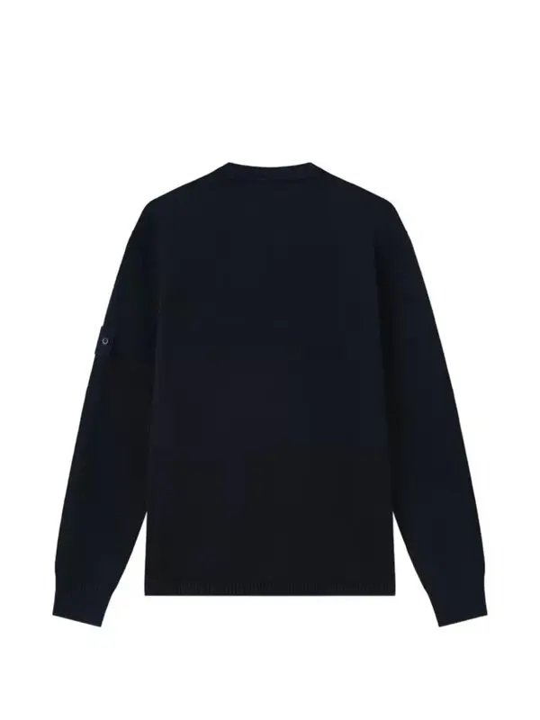 Stone Island Logo-patch Crew-neck Sweater