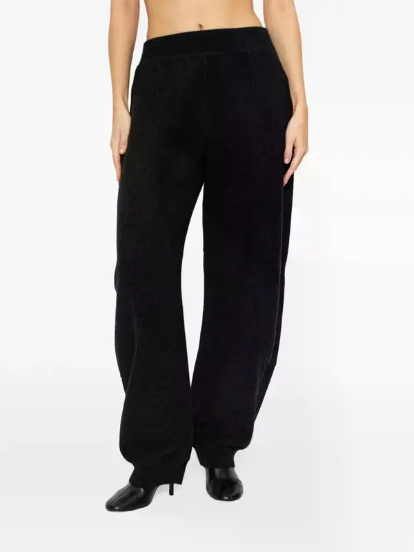 Max Mara Wool And Cashmere Jogging Trousers Dark