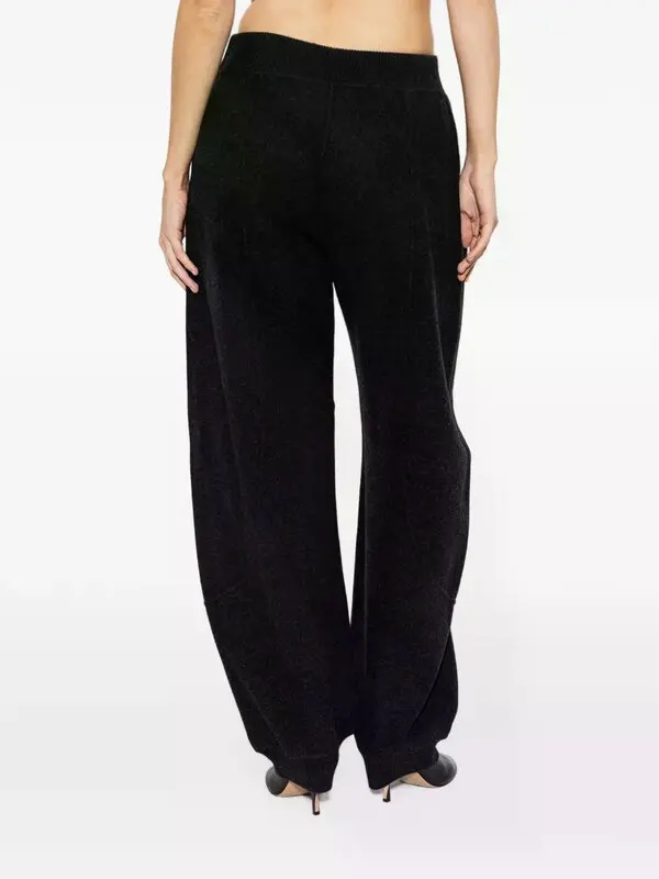 Max Mara Wool And Cashmere Jogging Trousers Dark