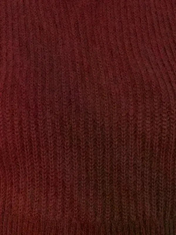 Max Mara Slim-fitting Mohair Jumper Brown Bordeaux