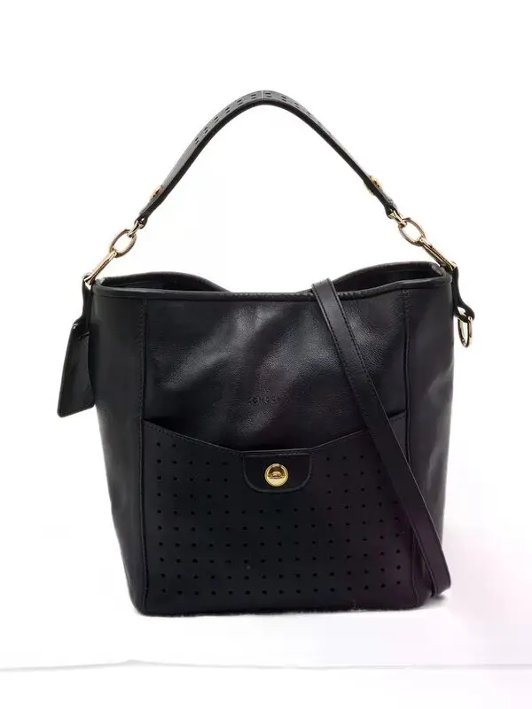 Longchamp Perforated Bucket Shoulder Bag
