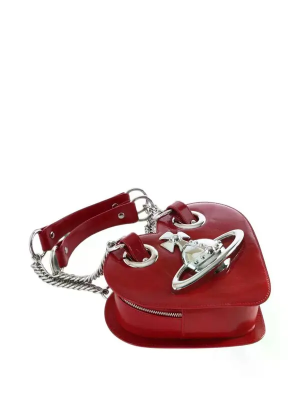 VIVIENNE WESTWOOD Juliet Heart Chain Bag - Red