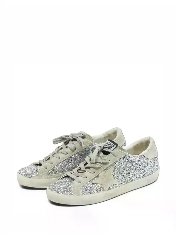GOLDEN GOOSE Super-star Glitter Sneakers