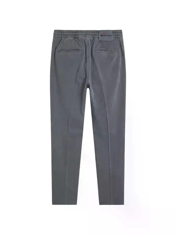 Kiton Drawstring Elasticated-waistband Trousers
