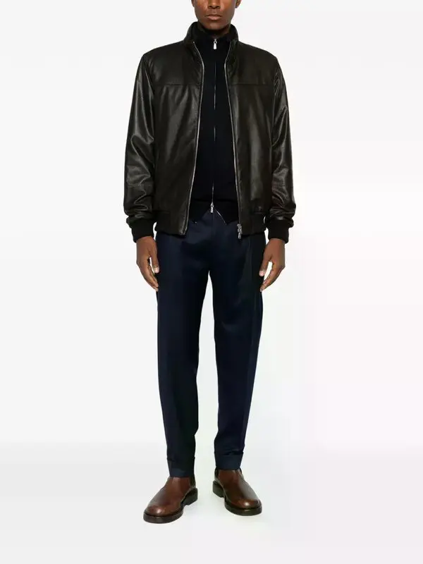 BERWICH Chiaia Pleated Cuffed Trousers