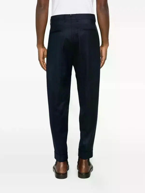 BERWICH Chiaia Pleated Cuffed Trousers