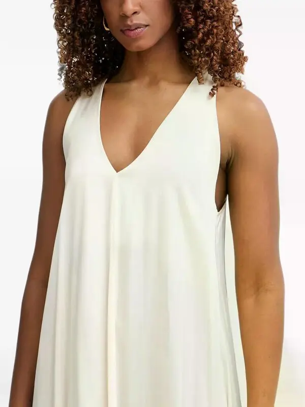 HAVEONE V-neck Sleeveless Maxi Dress