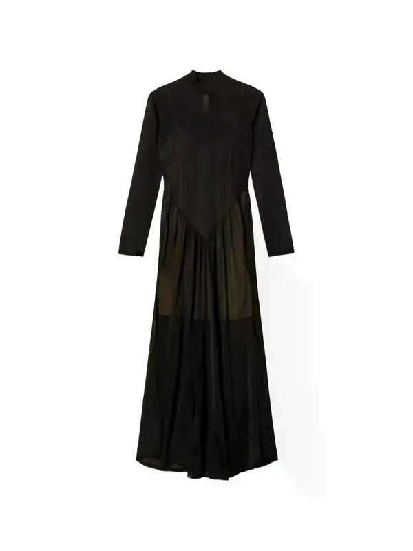TWINSET Long Knit Dress With Gathering